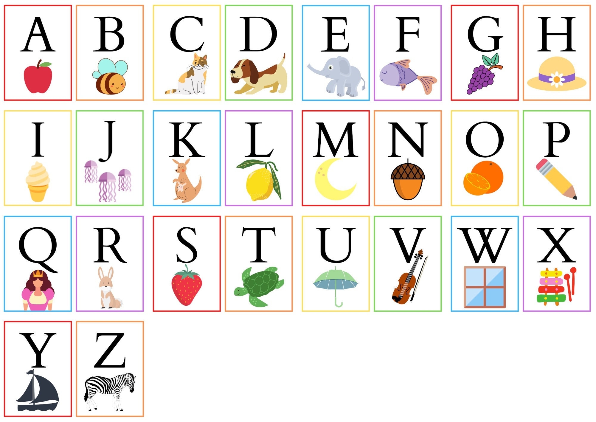 Abc Flash Cards Printable: Enhance Your Child's Learning Experience - card.premiumprintable.com