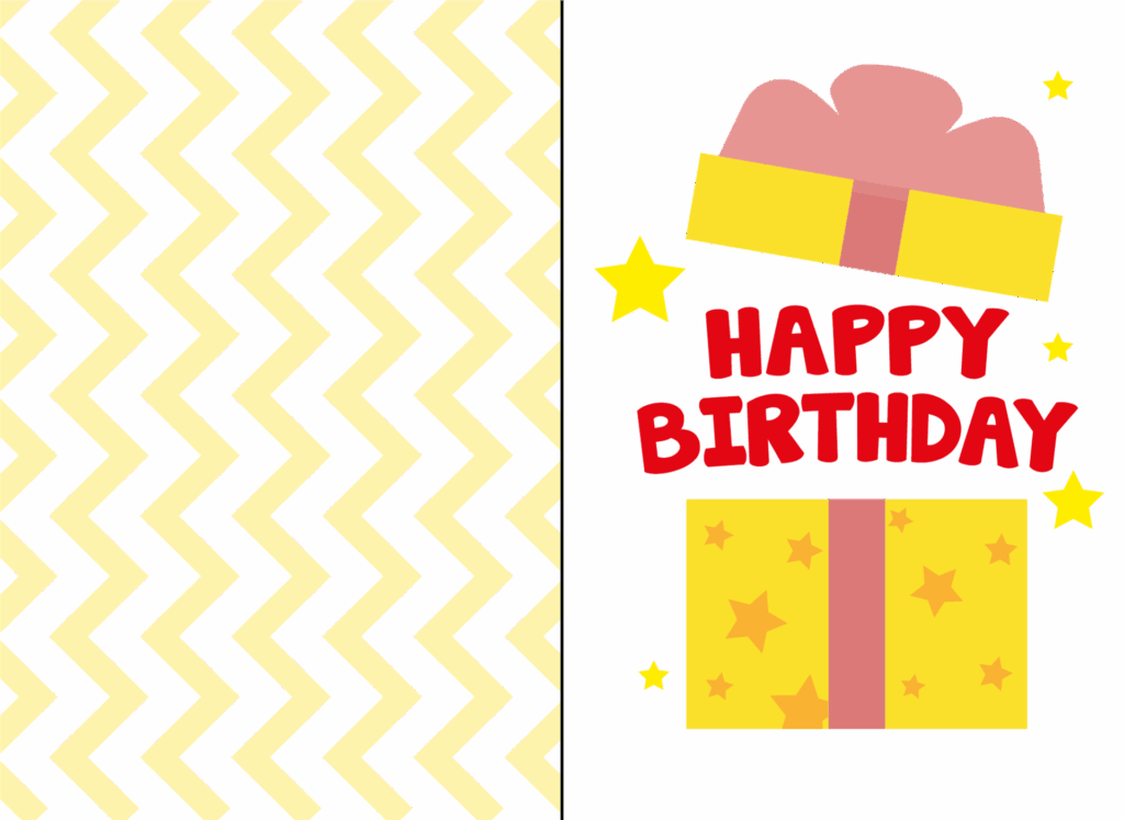 Printable Foldable Birthday Cards: Perfect for Personalized Greetings ...