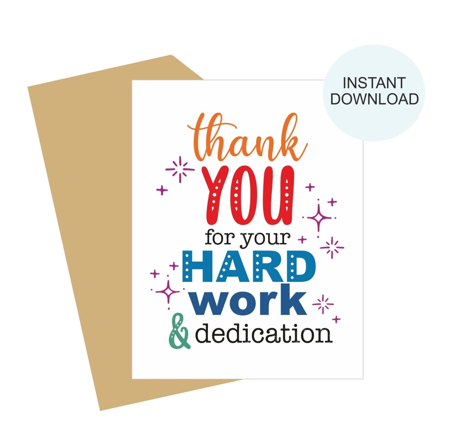 Free Printable Appreciation Cards: Show Your Gratitude in Style - card ...