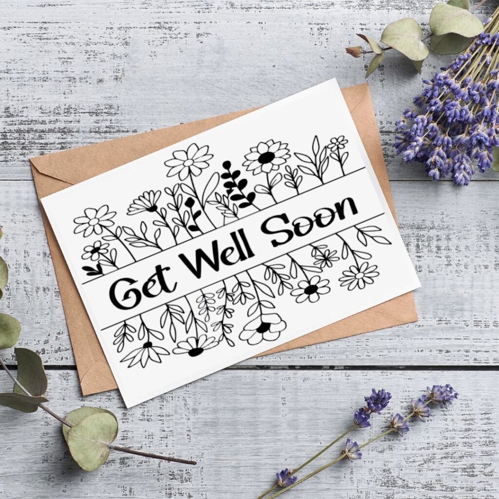 Get Well Soon Card Printable: Brighten Someone's Day with Personalized ...